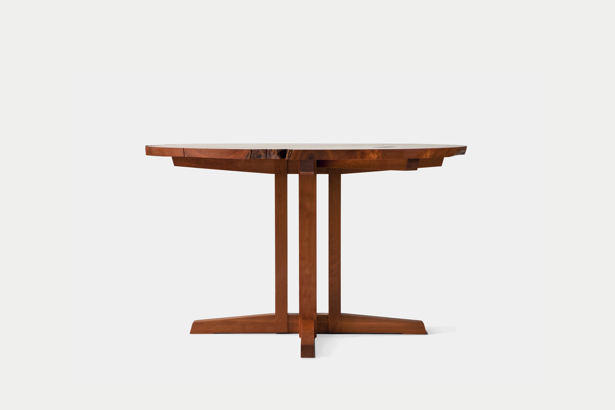 Round Cluster-Base Dining Table — George Nakashima Woodworkers